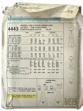 McCall's | Office | 97s Mccalls 4443 Halter Dress Size 11 Sewing ...